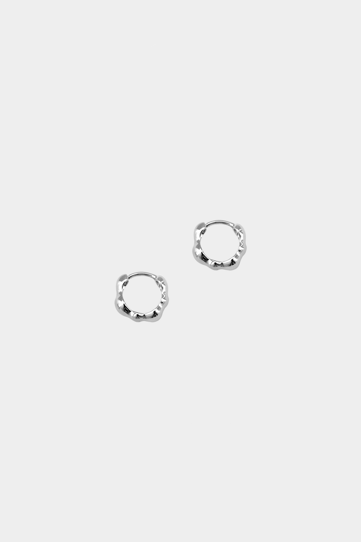 Lara Hoops, Small: Sterling Silver– Gatley