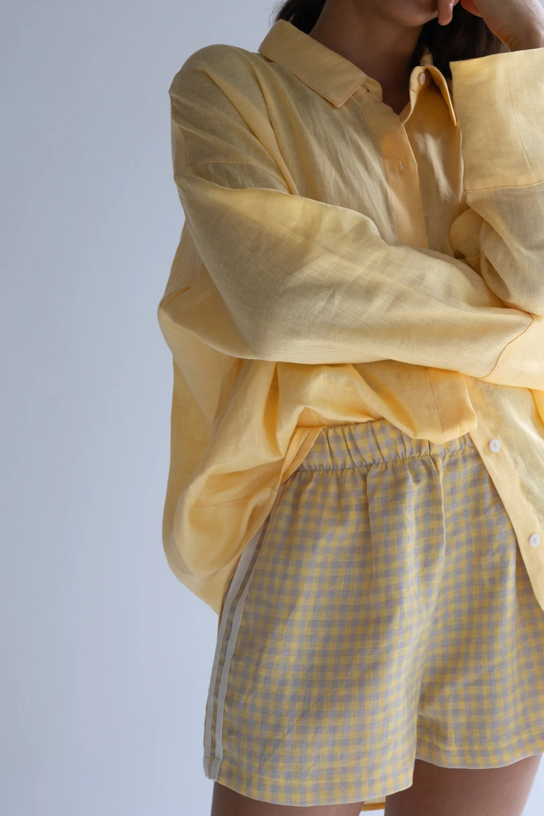 Linen Short - Butter Check– Gatley